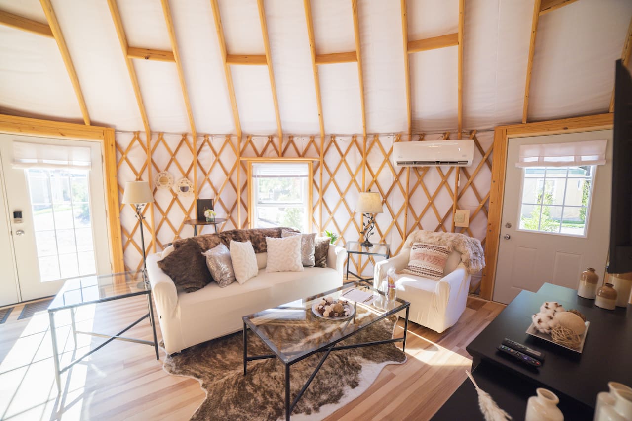 Yurt Village | Acadia Wilderness Lodge