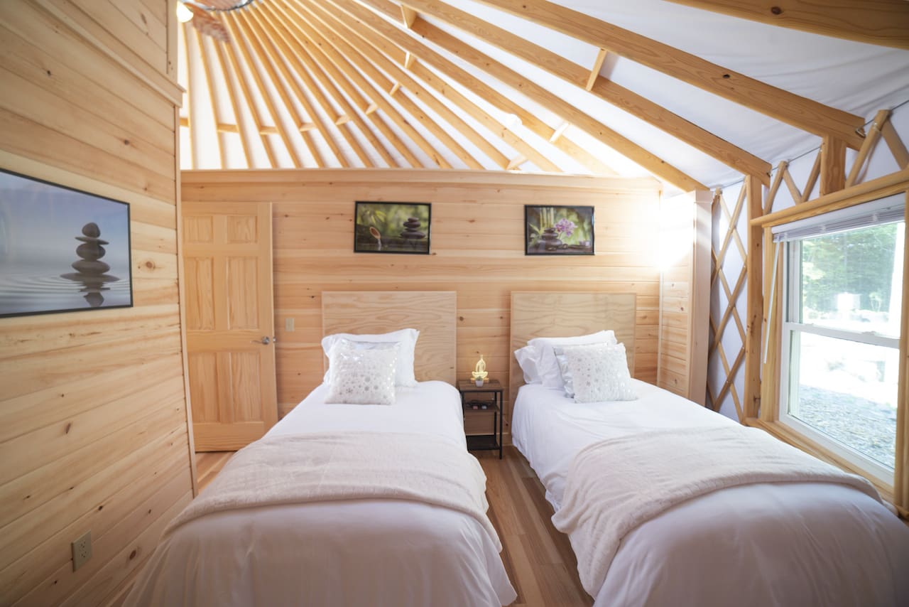Yurt Village | Acadia Wilderness Lodge
