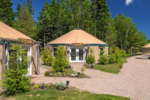 Yurt Village | Acadia Wilderness Lodge